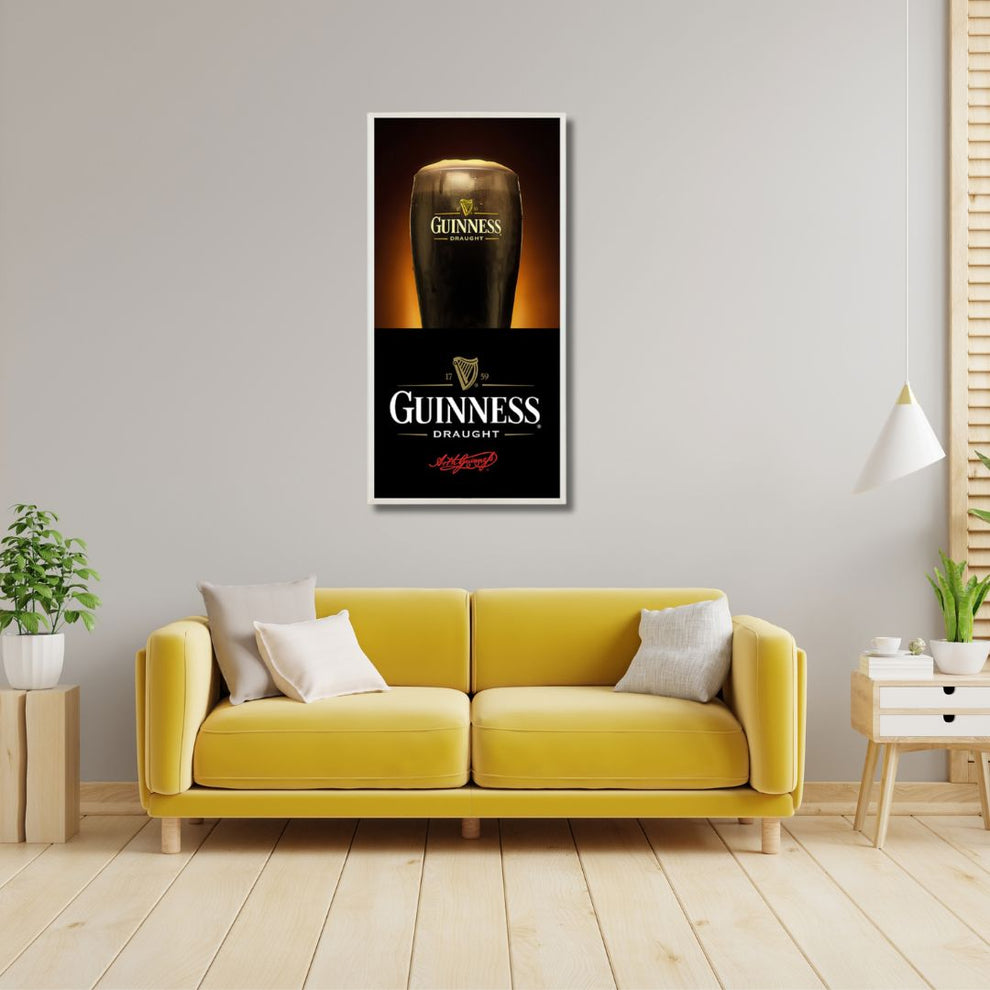 Guinness Light Up Sign 1200MM x 600MM | The Dens